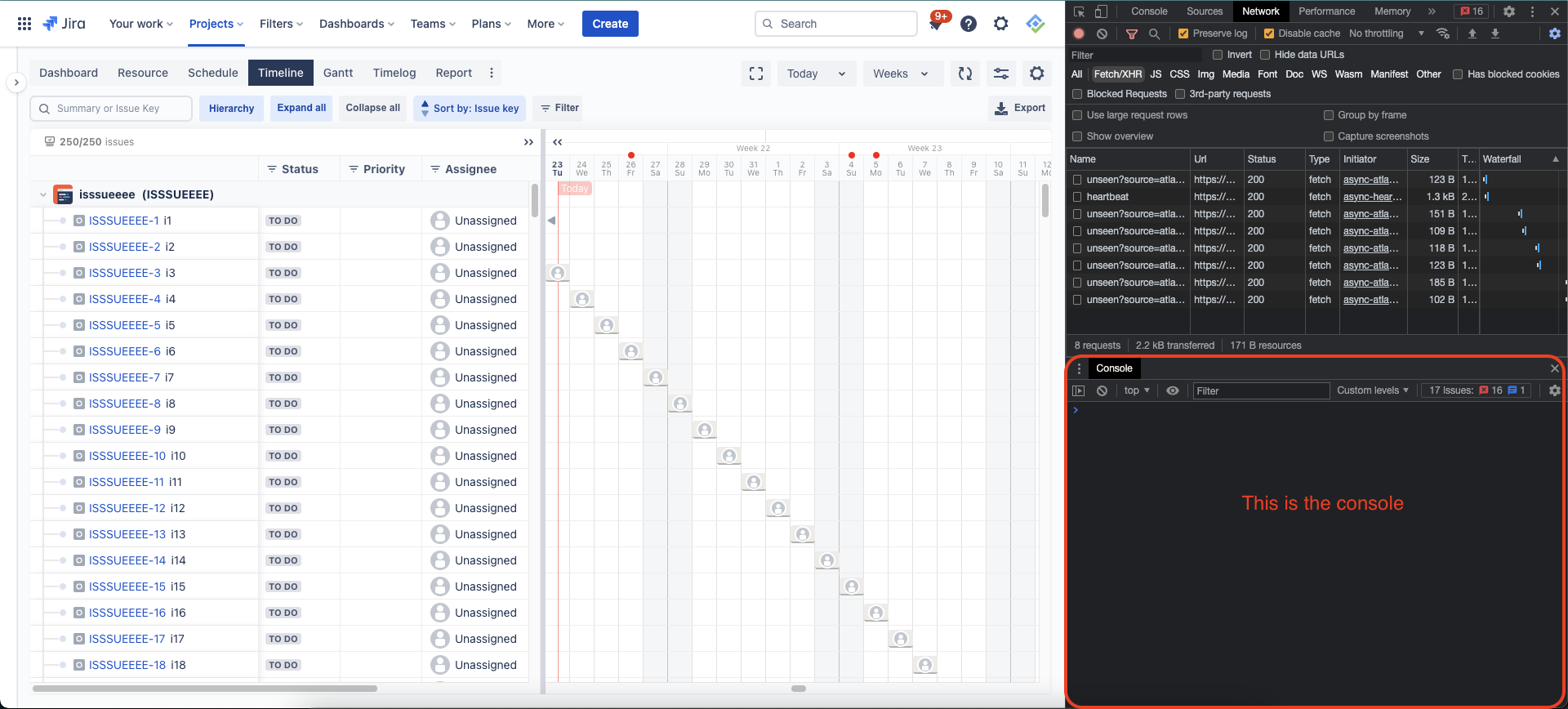 How to get har file and console log
