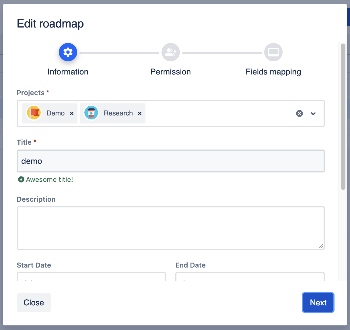 How to manage multiple projects in Routemap?