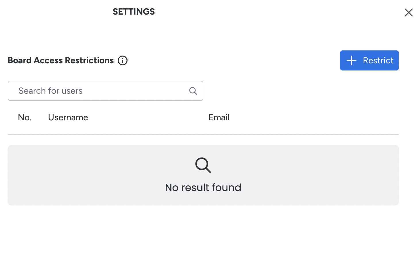 Board User Management
