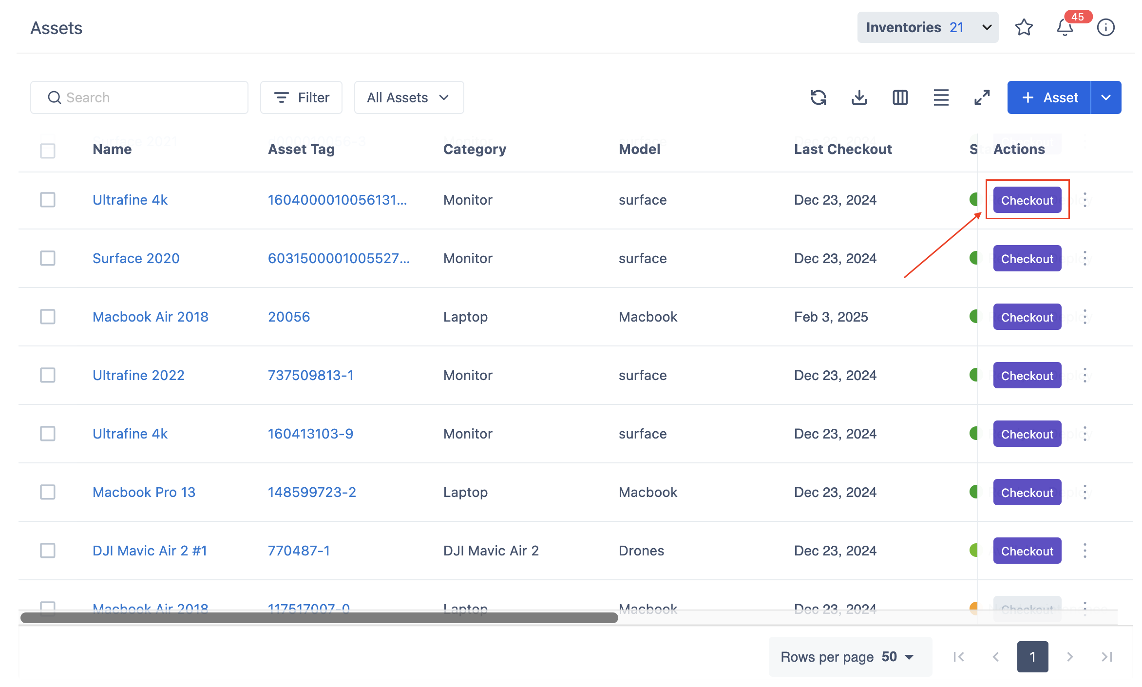 [Data Center] 1.4. Checkout/Checkin Assets